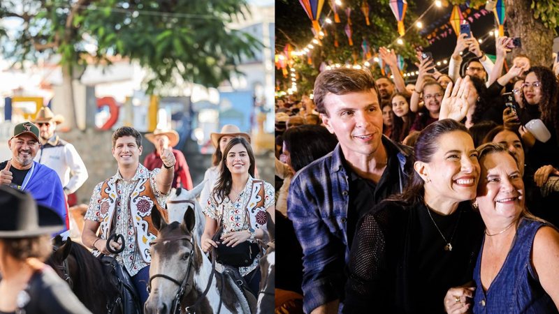 Festa no interior: Raquel Lyra e João Campos aproveitam festejos em pré ...